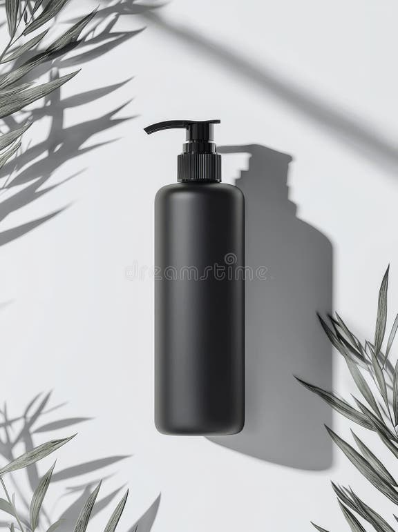 Transparent Bottle with Push Pull Bottle Cap for Mockups and Branding ...