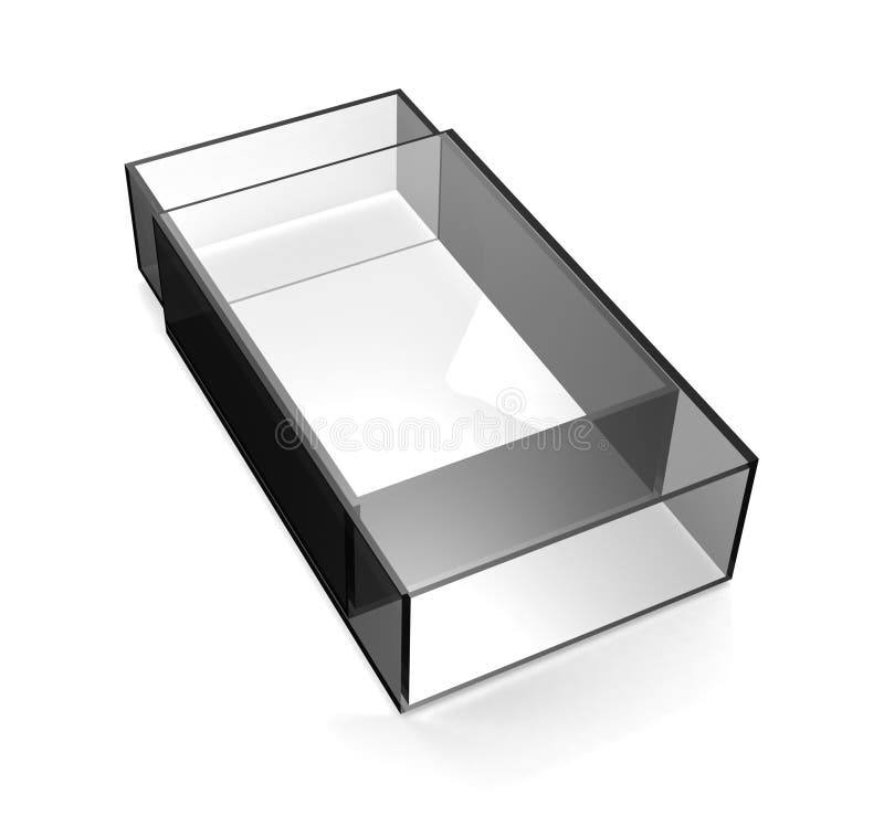 Transparent box stock illustration. Illustration of render - 24912969