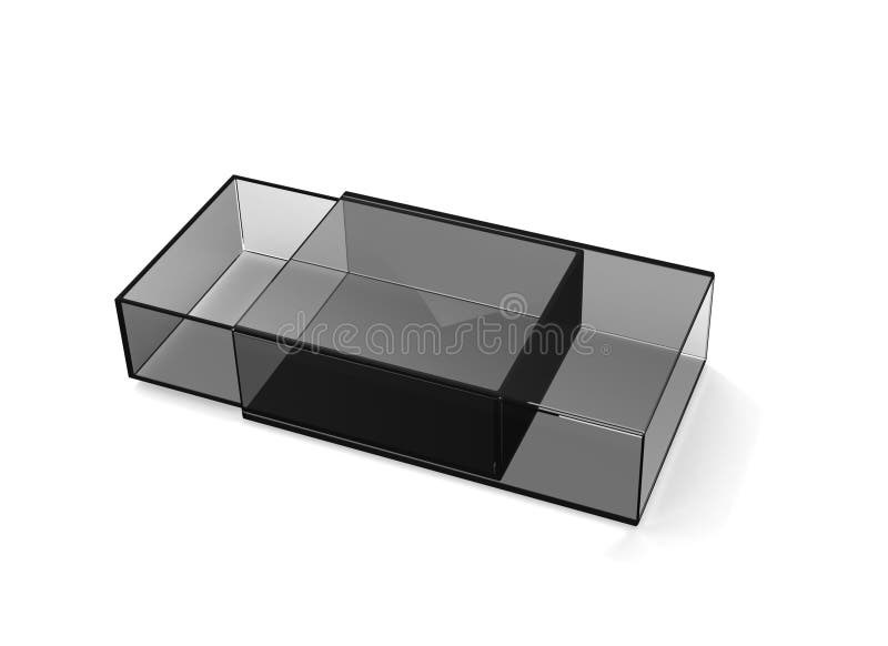 Transparent boxes stock illustration. Illustration of bevel - 40963096