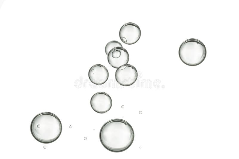 Transparent Bubbles on Ironed Background Stock Image - Image of bubbles ...