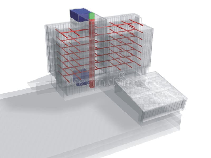 Transparent building stock illustration. Illustration of technical - 592851