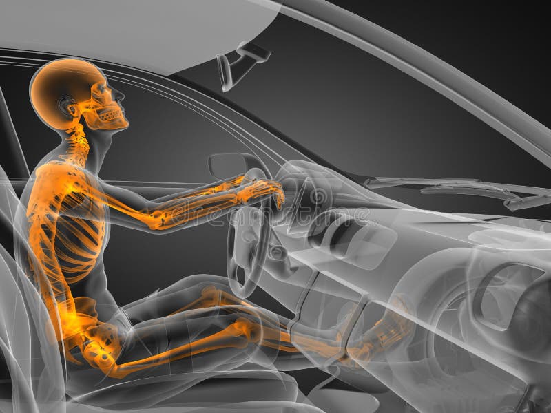 Skeleton Driving Car Stock Illustrations – 199 Skeleton Driving Car ...