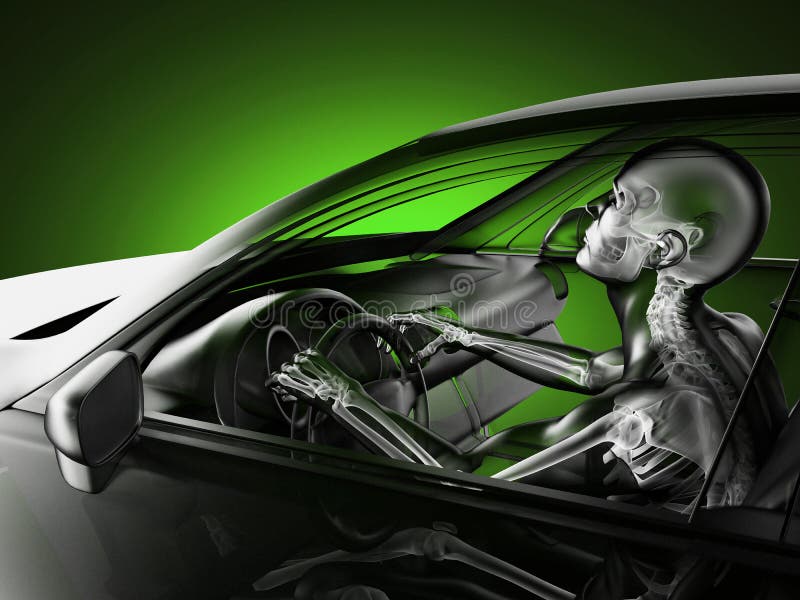 Skeleton Driving Car Stock Illustrations – 199 Skeleton Driving Car ...