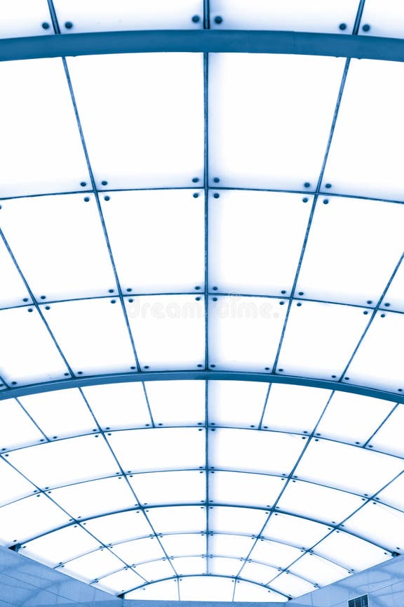 Transparent ceiling stock photo. Image of geometry, indoor - 20732846