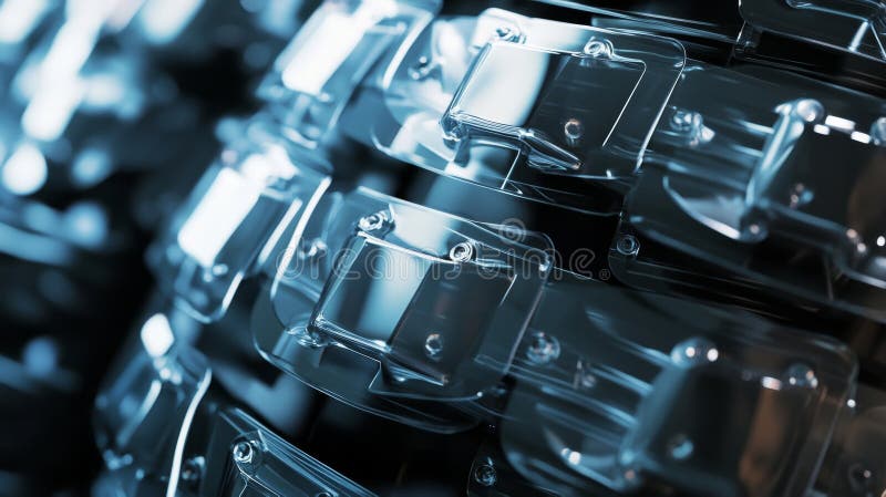 Transparent Ceramic Armor Plates Stacked for Military Use Stock ...