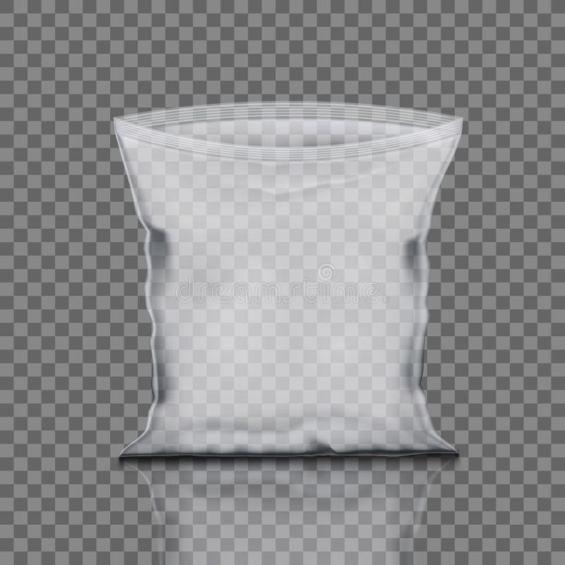 Transparent Chips Package Bag for Chips or Snacks Stock Vector ...