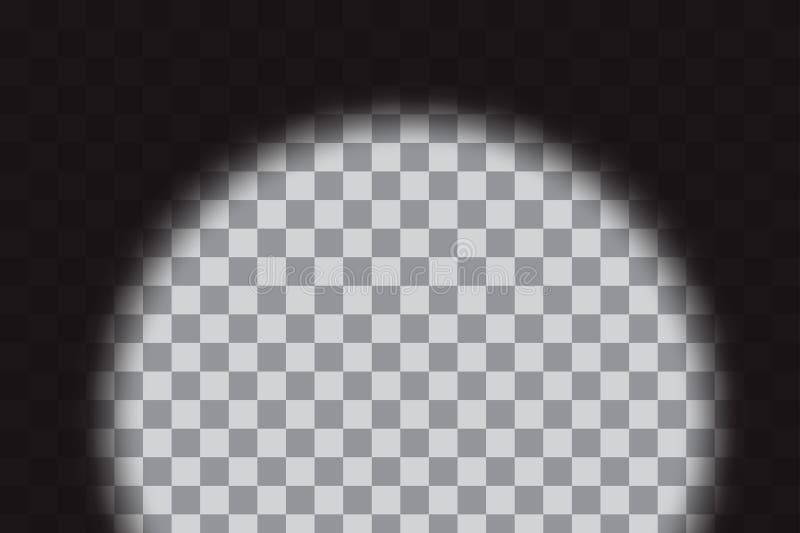 Transparent Circle Shape. Checkered Background Overlay. Circular Fade ...