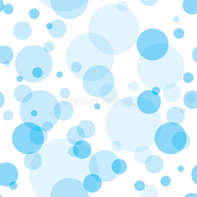 Transparent Circles Seamless Pattern Stock Vector - Illustration of ...