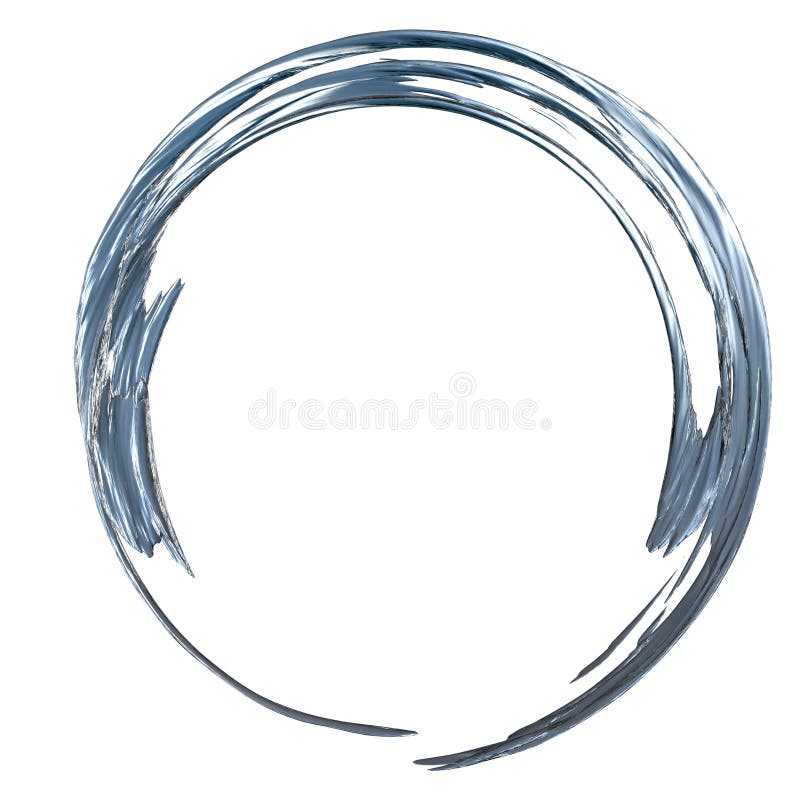 Transparent Circular Simple Circle Isolated 3d Rendering Fresh and ...