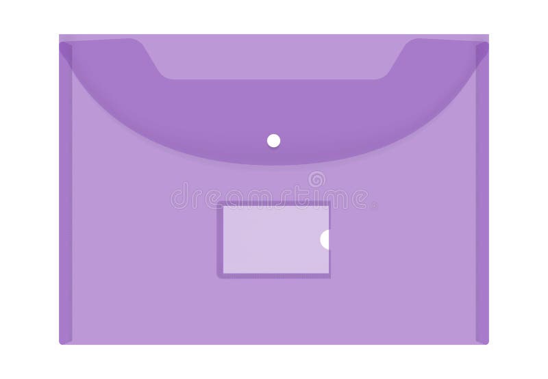 Transparent Color Plastic Envelope Folder with Snap Button and Label ...