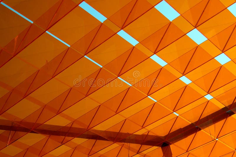 Transparent Colored Polycarb Sunshade, Outdoor Sunlight Diffuser Stock ...