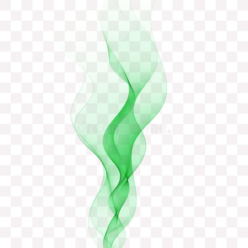 Transparent Colored Vector Wave Flow on a White Background. Vector ...
