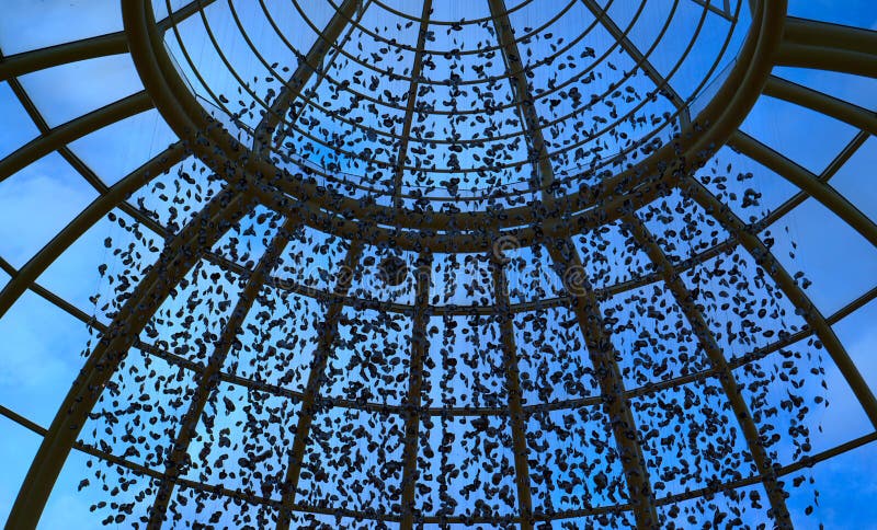 Transparent Conical Ceiling Stock Photo - Image of ceiling, conical ...