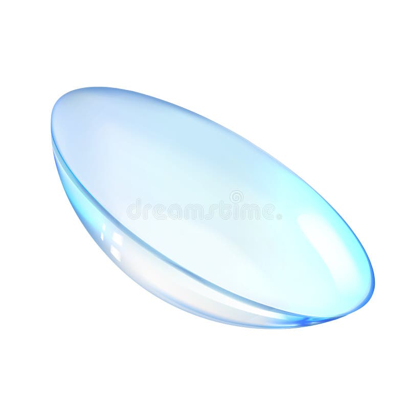 Transparent Contact Lens with Reflections. Stock Vector - Illustration ...