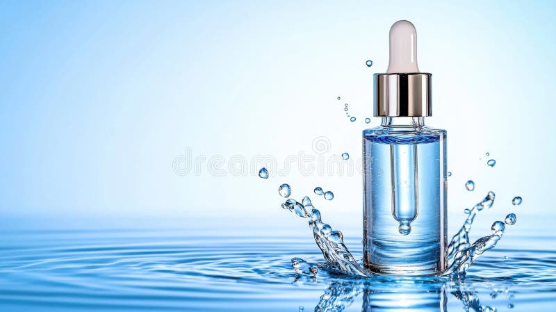 Transparent Cosmetic Dropper Bottle with Highlighting Generating ...