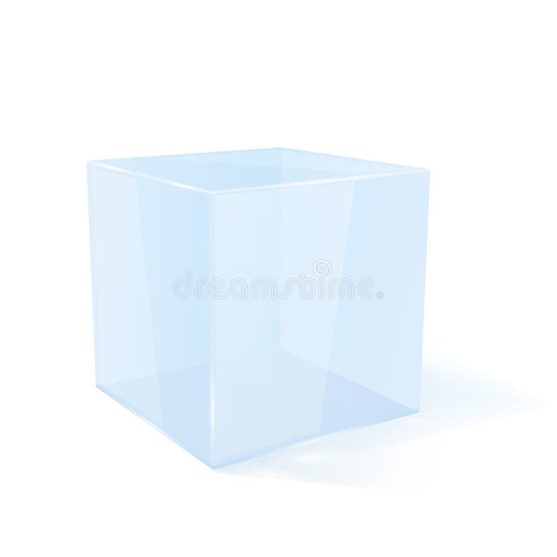 Transparent Cube, Technologic Background, Geometric Wallpaper Stock ...