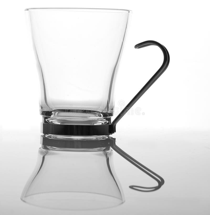 A transparent cup stock image. Image of isolated, drink - 23552539
