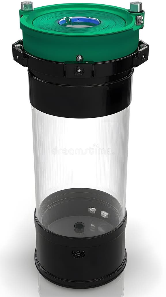 Transparent Cylindrical Storage Container Stock Illustration ...