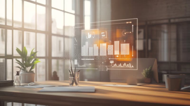 Transparent Data Workflow Interface Display Stock Illustration ...