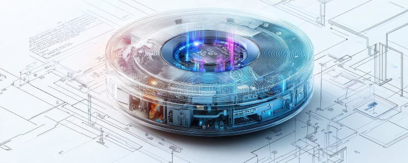 Transparent Design of a Robotic Device Illustrating Inner Technical ...