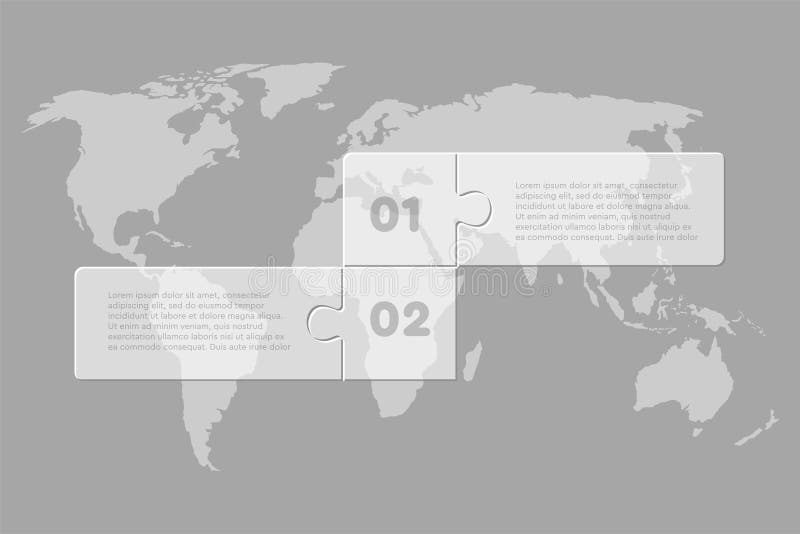 Transparent Diagram Infographic Process on 2 Steps Stock Vector ...