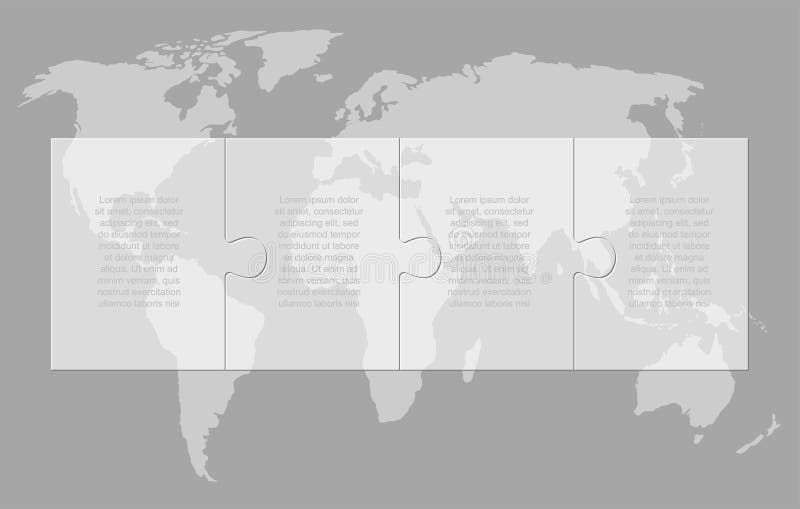 Transparent Diagram Infographic Process on 4 Steps Stock Vector ...