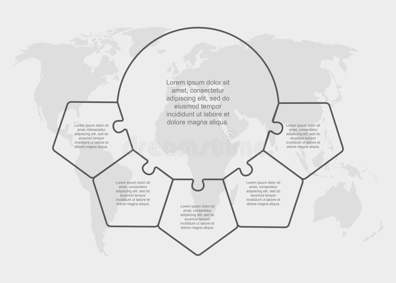 Transparent Diagram Infographic Process on 5 Steps Stock Vector ...