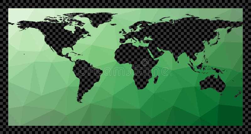 Transparent Digital World Map. Stock Vector - Illustration of graphic ...