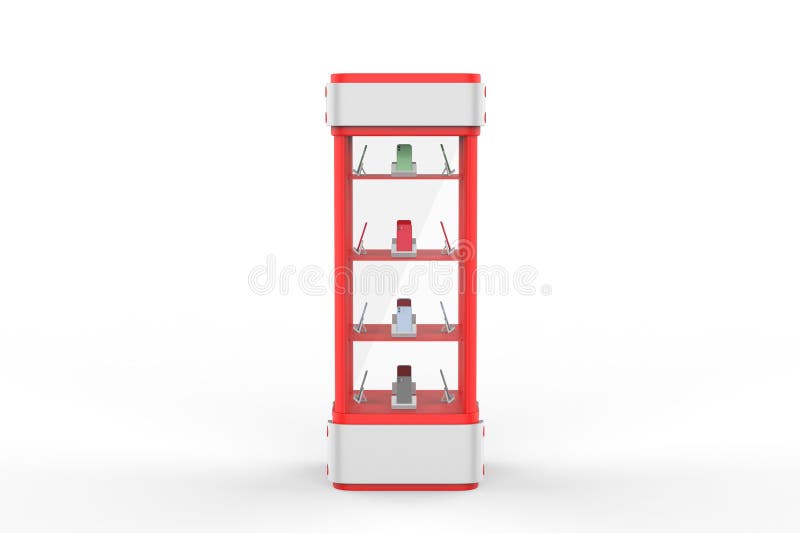 Transparent Display Case stock illustration. Illustration of design ...