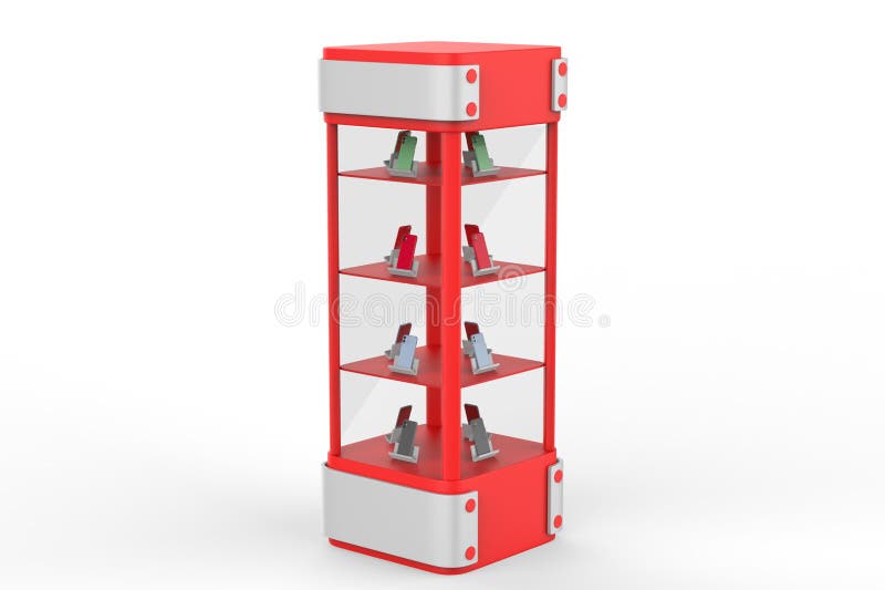 Transparent Display Case stock illustration. Illustration of luxury ...