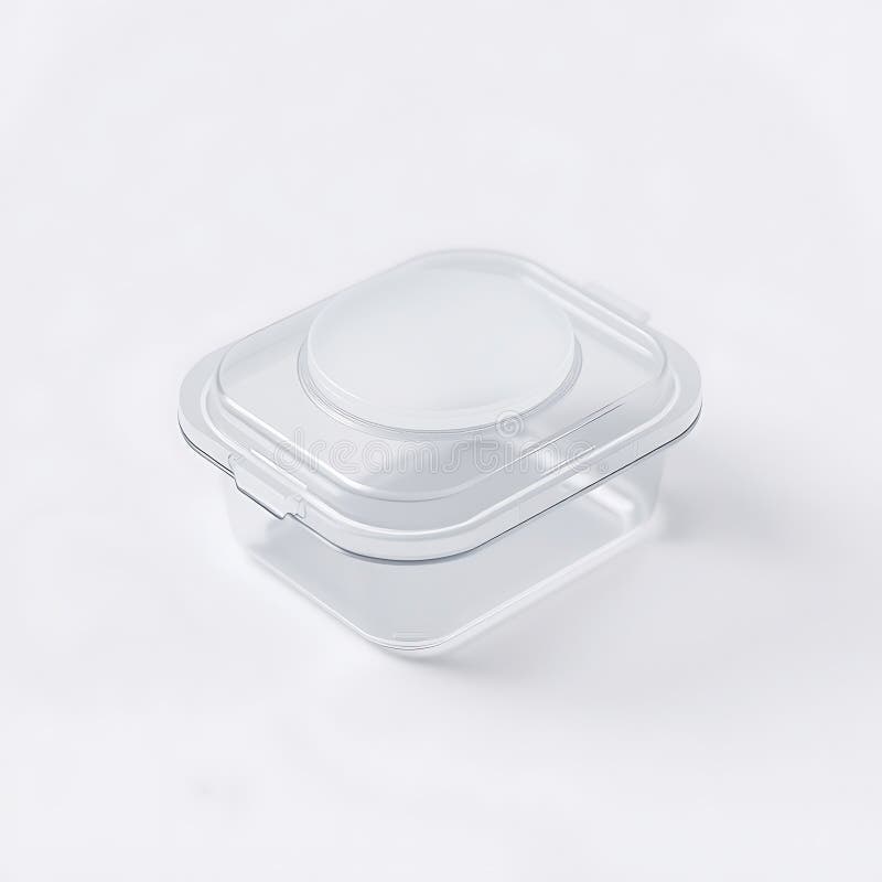 A Transparent Disposable Specimen Container with a Secure Lid Placed ...