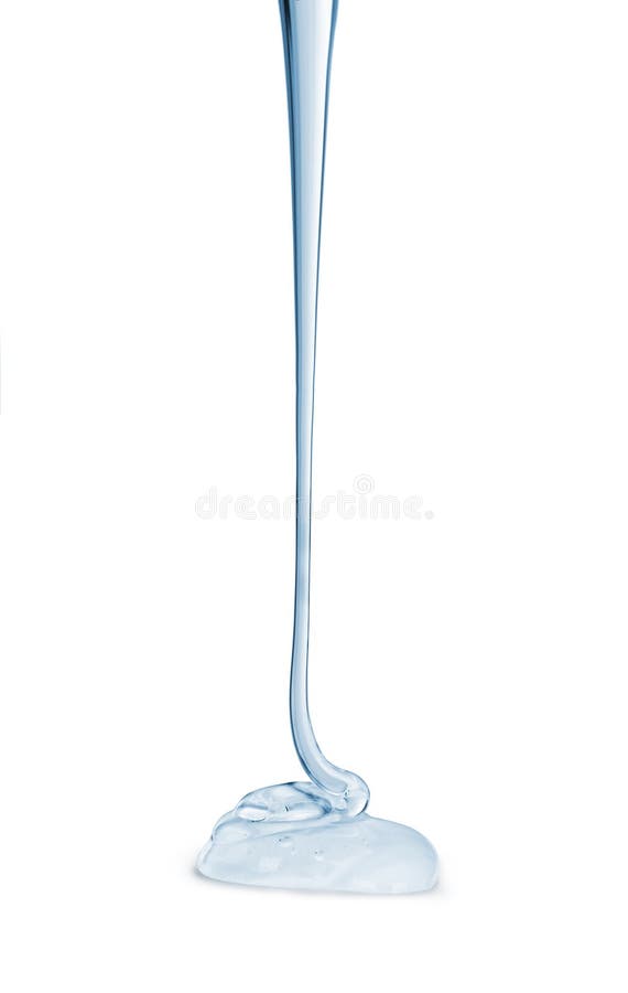 Transparent Drip with Purple Tone Isolated on a White Background Stock ...