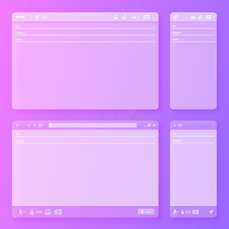 Transparent Email Interface. Webmail Mobile and Desktop Client App ...