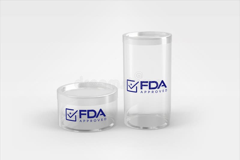 Transparent Empty Bottle and Jar Fda Approved on it Editorial Photo ...