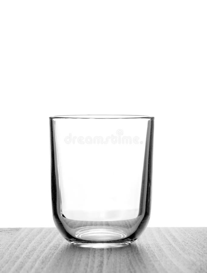 Transparent Empty Glass Beaker on Light Background Stock Photo - Image ...