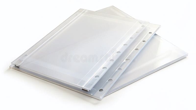 Transparent File Sleeve Mockup Showcase Your Documents in Style with a ...