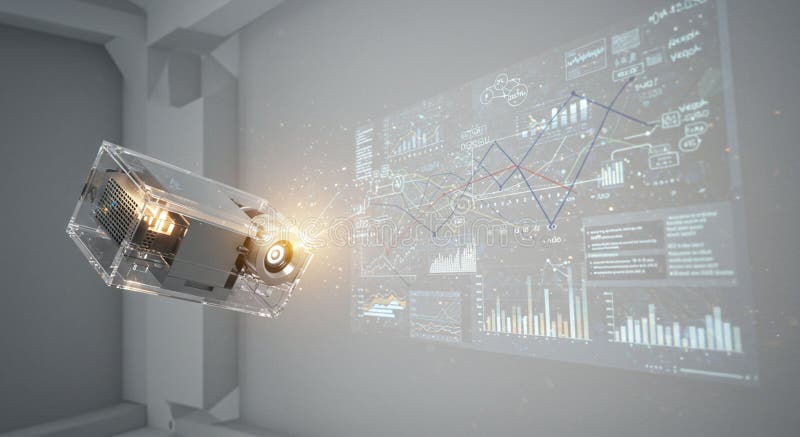 A Transparent, Floating Projector Beams a Detailed Digital Display Onto ...