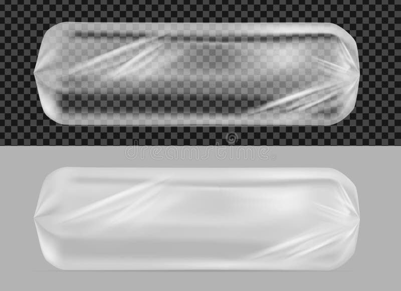 Transparent Foil or Paper Packaging. Sachet for Cookies Stock Vector ...