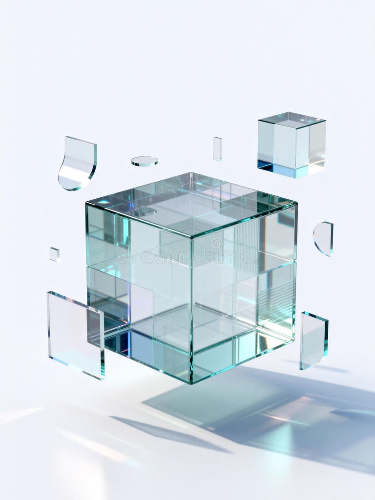 Transparent Geometric Cube Stock Illustrations – 20,554 Transparent ...