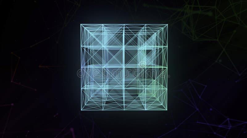 Transparent Geometric Shape.Motion Stock Image - Image of diverge ...