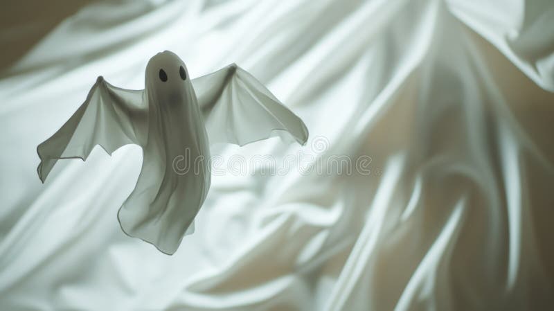 A Transparent Ghost Hovering Above Ground Stock Photo - Image of mystic ...