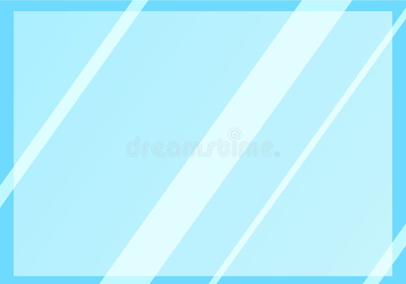 Transparent Glass, Blue Background, Clear Window Stock Vector ...