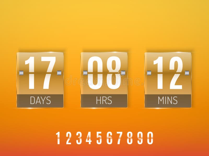 Day Countdown Timer Transparent Background Stock Illustrations – 358 ...