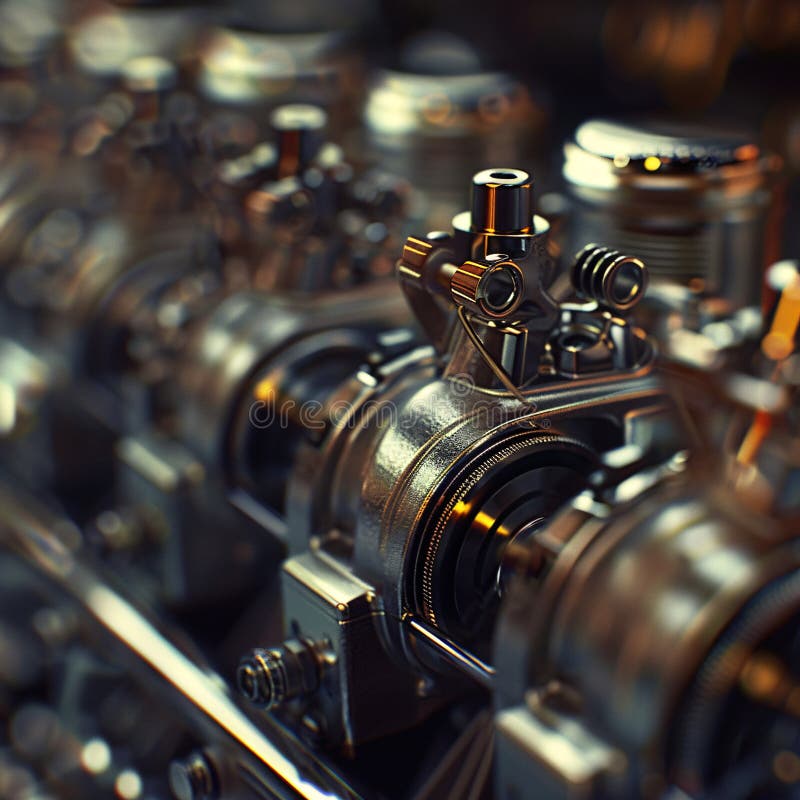 Transparent Glass Engine Visualization Glass-Constructed Automobile ...