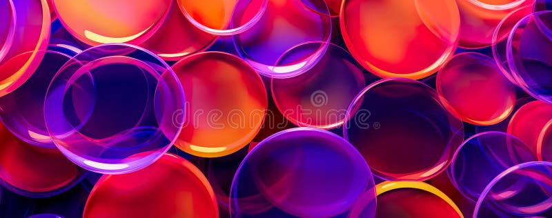Transparent Glass with Gradient Colors Background. Abstract Geometry ...