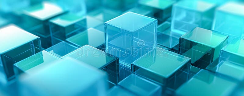 Transparent Glass with Gradient Colors Background. Abstract Geometry ...