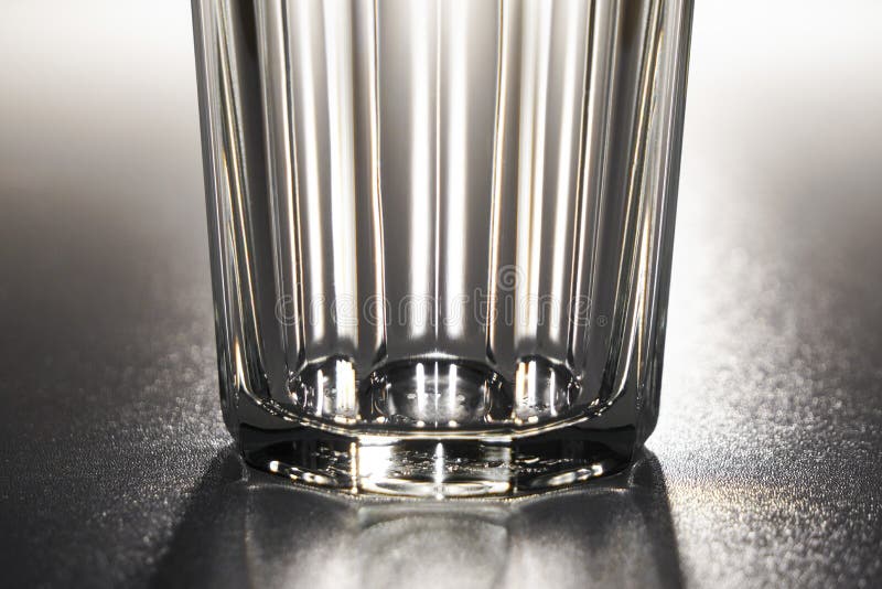 Transparent Glass Illuminated by the Sun, a Play of Light and Shadow ...