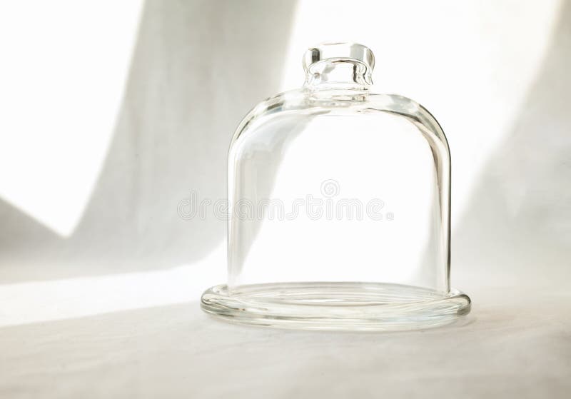 Transparent Glass Kitchen Dome with Empty Space Inside for an Object ...