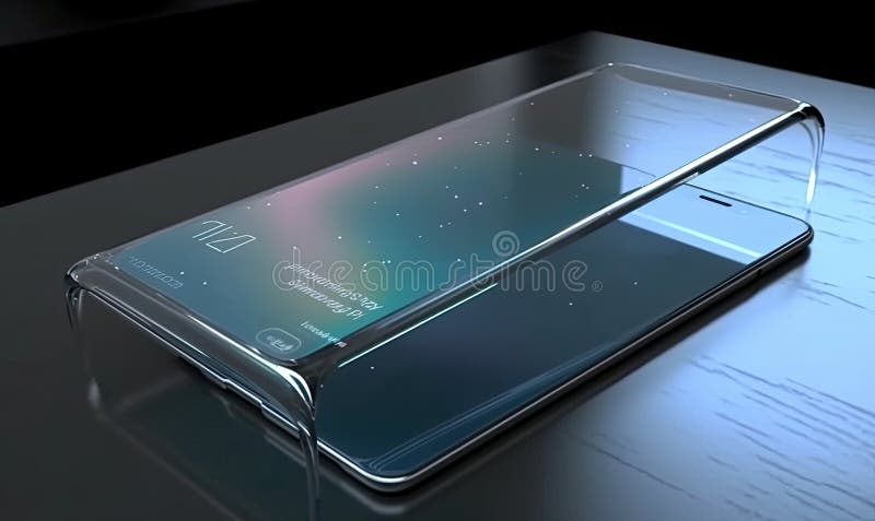 A Transparent Glass Phone Offers a Minimalist Aesthetic Creating Using ...