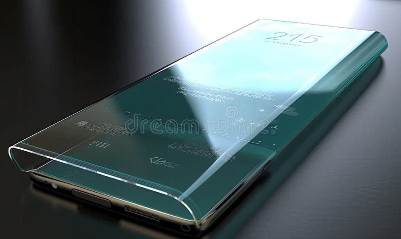 Transparent Glass Phone Provides Unique User Experience Creating Using ...
